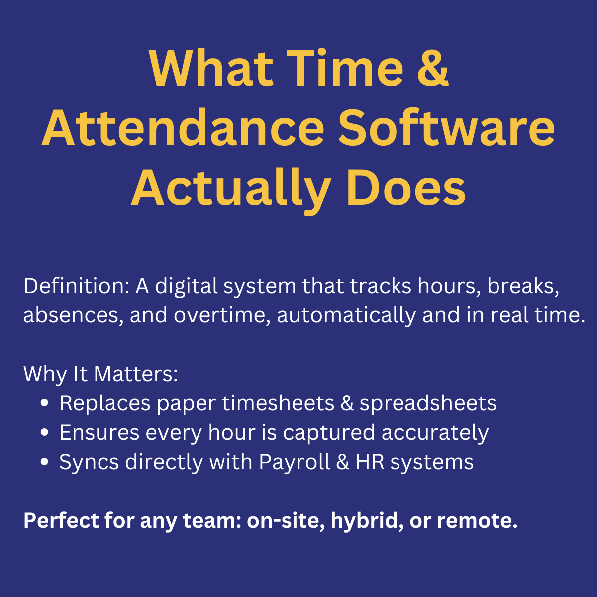 Why Time & Attendance Software is a Must-Have for Modern Businesses